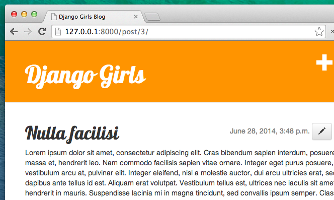 Formulaires Django | Django Girls tutorial