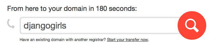 Домен | Django Girls tutorial