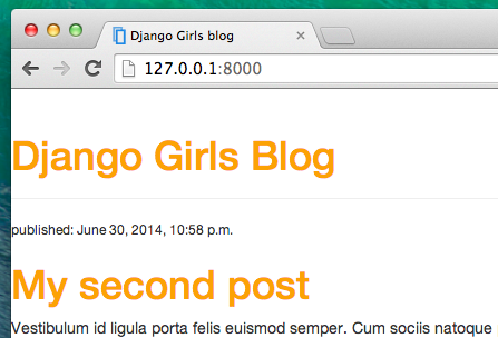 CSS - Deixe mais bonito | Django Girls tutorial