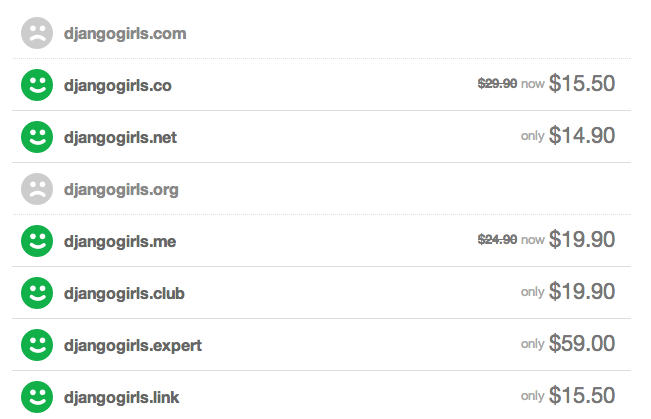 Домен | Django Girls tutorial